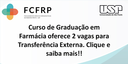 FCFRP – Faculdade de Ciências Farmacêuticas de Ribeirão Preto
